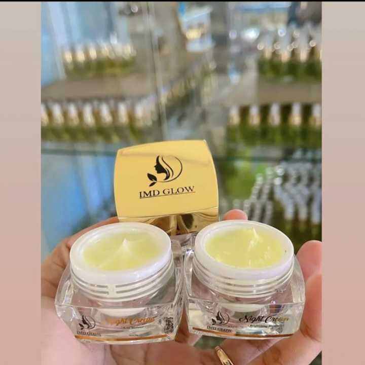 (ECER) CREAM NIGHT IMD GLOW WHITENING ACNE 1000%ORIGINAL BPOM | Lazada ...