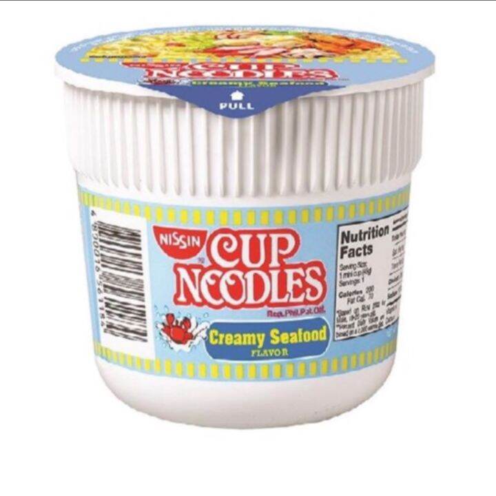 Nissin Mini Cup Noodles Creamy Seafood 45g | Lazada PH