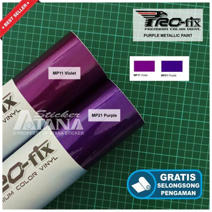 Skotlet Ungu Metalik Candy Scotlet Mutiara Stiker Metallic Paint Violet ...