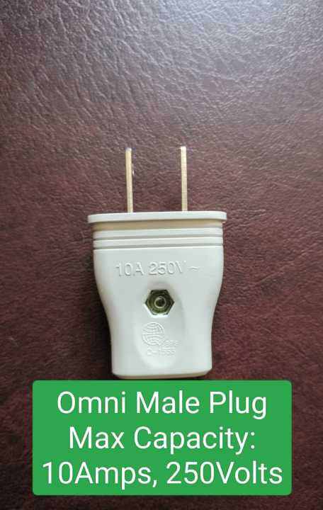 Omni Heavy Duty Male Plug 10Amps | Lazada PH