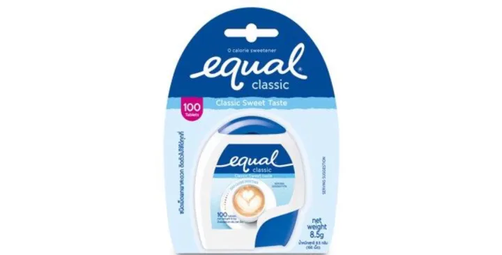 Equal Tablet classic 100'S อิควล ชนิดเม็ด สารให้ความหวานแทนน้ำตาล 100 ...