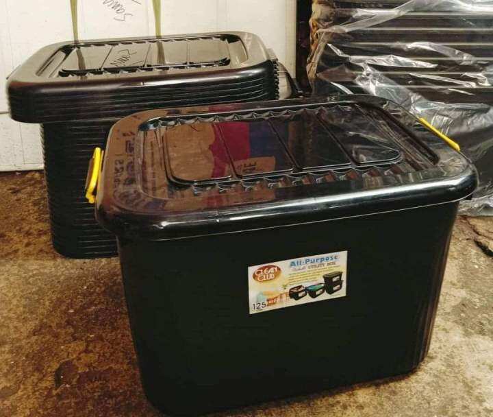 Clean Club Heavy Duty Storage All Purpose Utility Box 125 Liters ...
