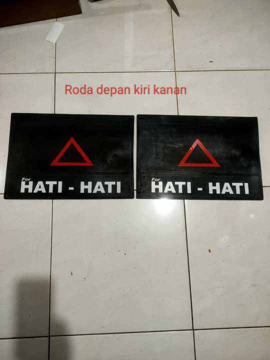 KARPET LUMPUR RODA DEPAN HATI-HATI COLT DIESEL ENGKEL, HARGA PER 1 SET ...