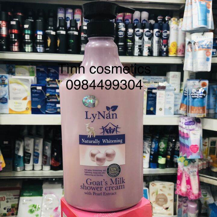 Sữa Tắm Sữa Dê Lynan,Dưỡng Ẩm, trắng da,Cho Da Toàn Thân Mềm Mướt ,Thơm ...