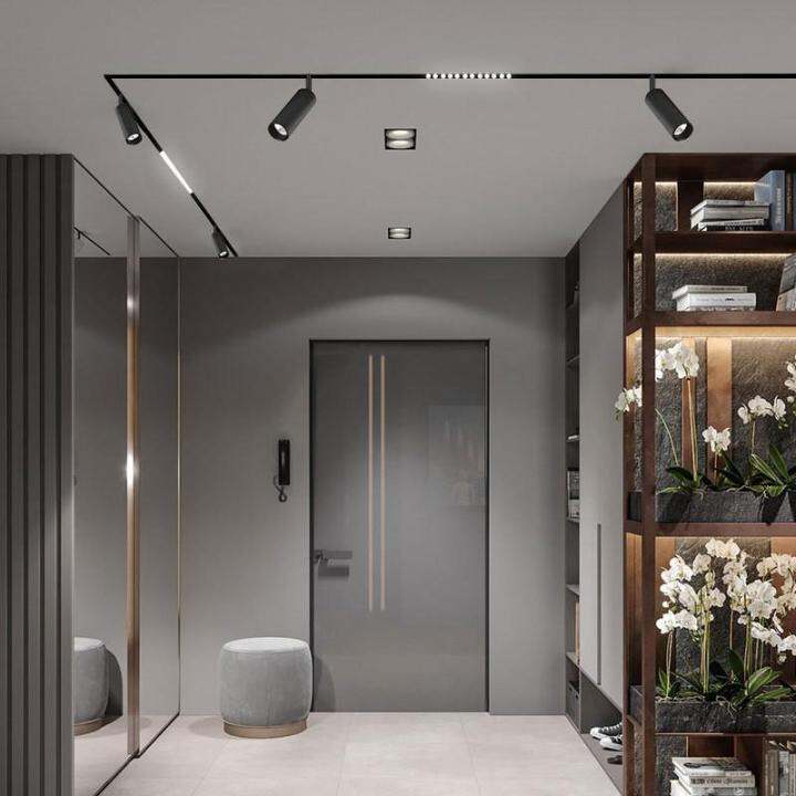 [VHO] 1M/ 2M Magnetic Track Rail Recessed/ Surface Type, Lampu Magnetic ...