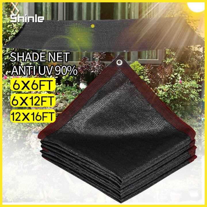 shade net for plant Anti UV 90% Sunshade Net black garden sun shade netting Outdoor Garden Net ...