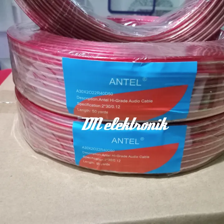 KABEL SPEAKER CABLE SPEAKER 2X30 ANTEL PANJANG 40METER | Lazada Indonesia