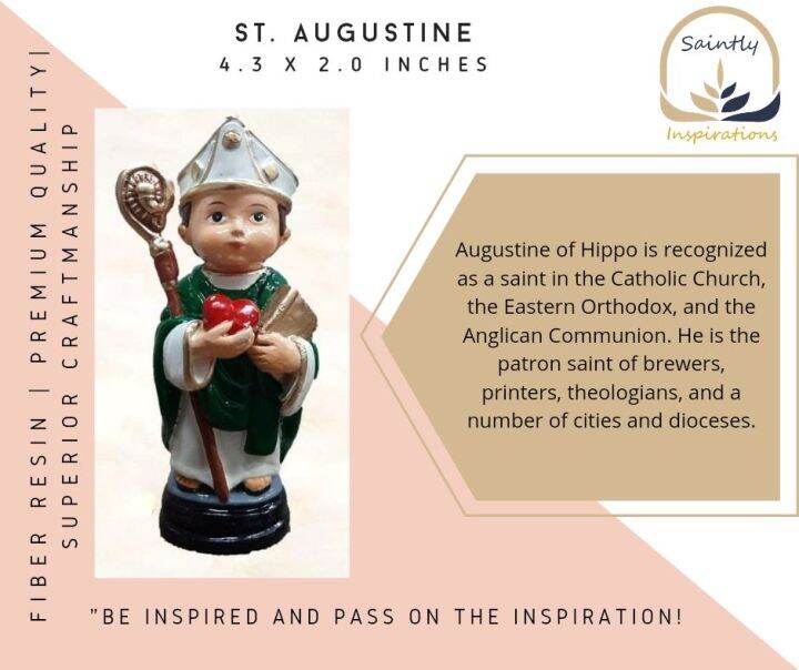 St. Augustine | Chibi Saints by Saintly Inspirations | Lazada PH