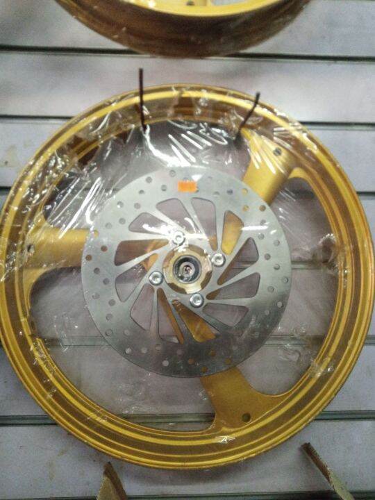 mags wheel rim set sniper 150 w/ bearing size GOLD 1.6 front 1.8 rear ...