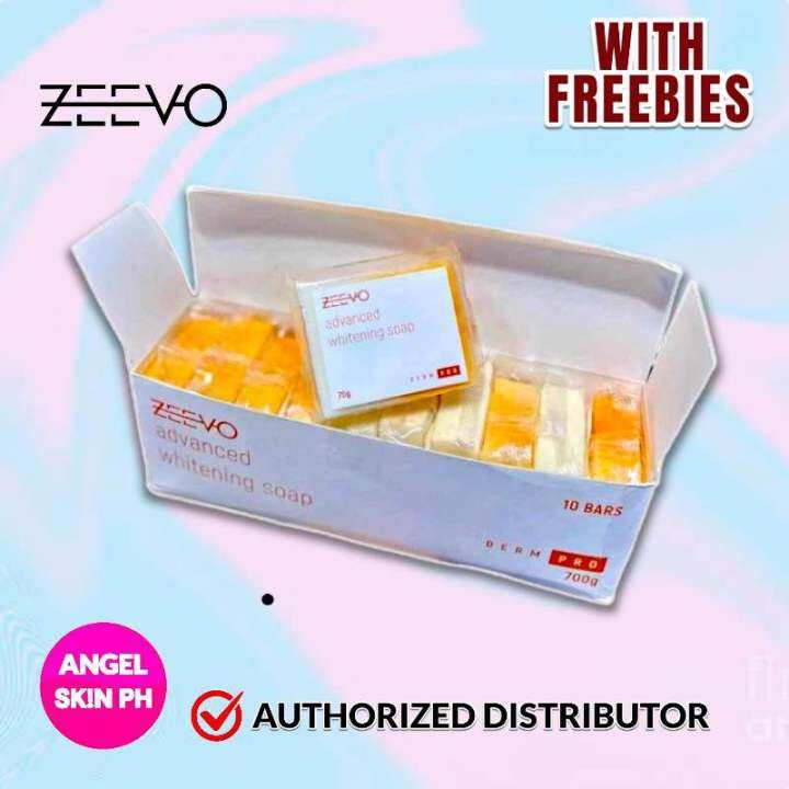 (𝗪𝗜𝗧𝗛 𝗙𝗥𝗘𝗘𝗕𝗜𝗘) ZEEVO ADVANCED WHITENING SOAP 70g | Lazada PH
