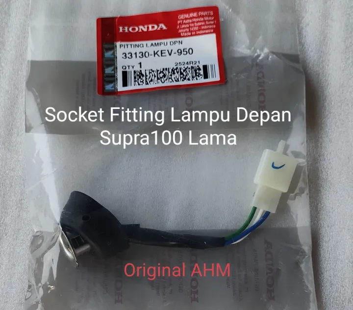 Socket Fitting Lampu Depan Supra 100 Lama Ori AHM | Lazada Indonesia
