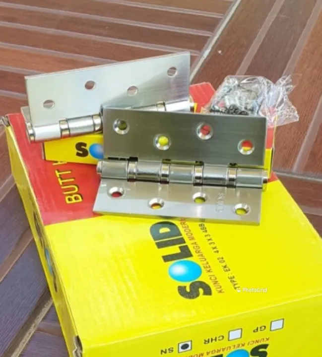 Promo Engsel 4 Inch Solid EK 02 4x3x3 4BB ENGSEL SOLID UKURAN 4 INCH ...