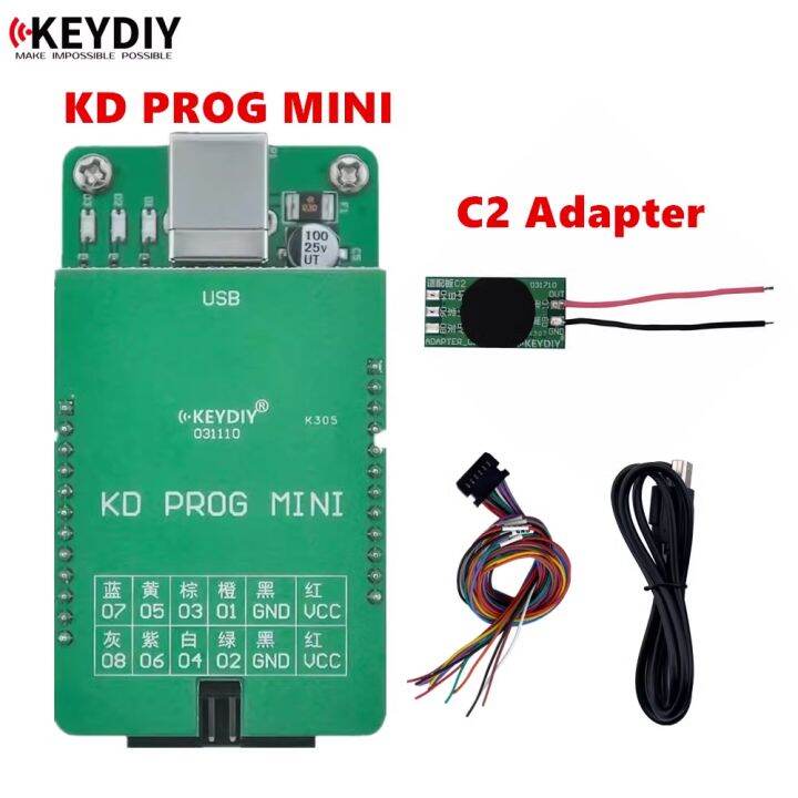 Original KEYDIY KD PROG MINI Reading Dashboard Data With C2 Adapter Support V W MQB Programming ...