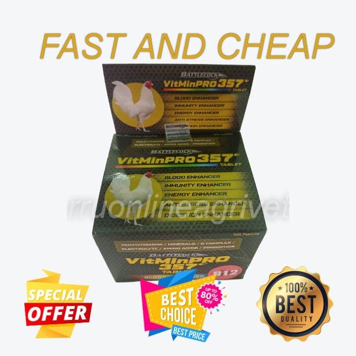 VITMINPRO TABLETS 357 NEW 100's TABLETS (11/22-11/24) EXPIRATION ...