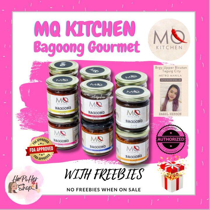 MQ KITCHEN BAGOONG GOURMET (Plain, Chili Garlic, Pork, Chicken. Aligue ...