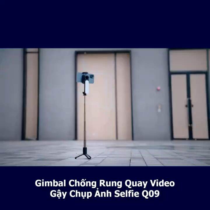 Gậy Chống Rung Điện Thoại Q09 Gymbal Cầm Tay Quay Video Kiêm Gậy Chụp Hình Selfie, Livestream Có ...