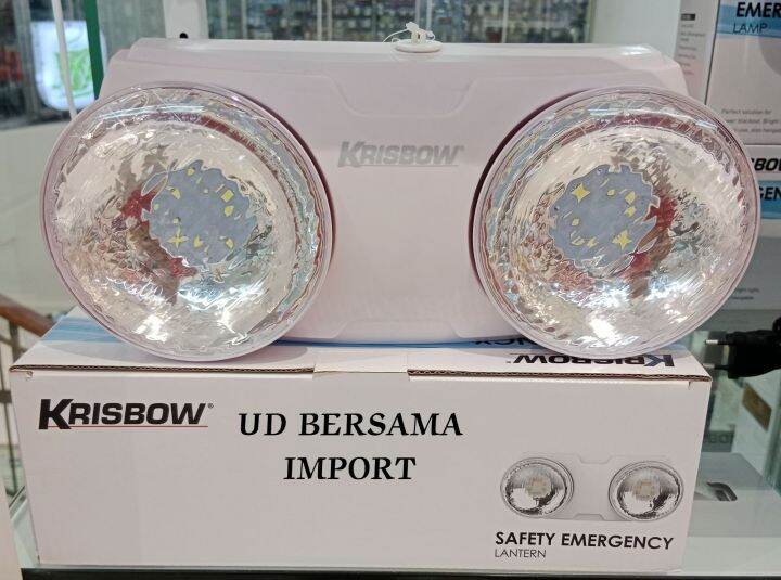 Lampu Emergency/Lampu Darurat Twin Spot 5w KRISBOW | Lazada Indonesia