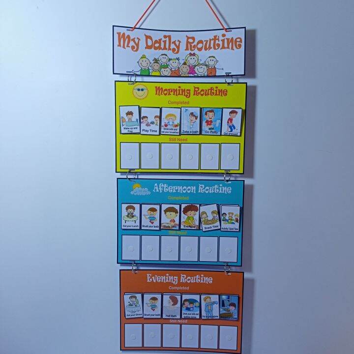 My Daily Routine Chart for Kids | Lazada PH