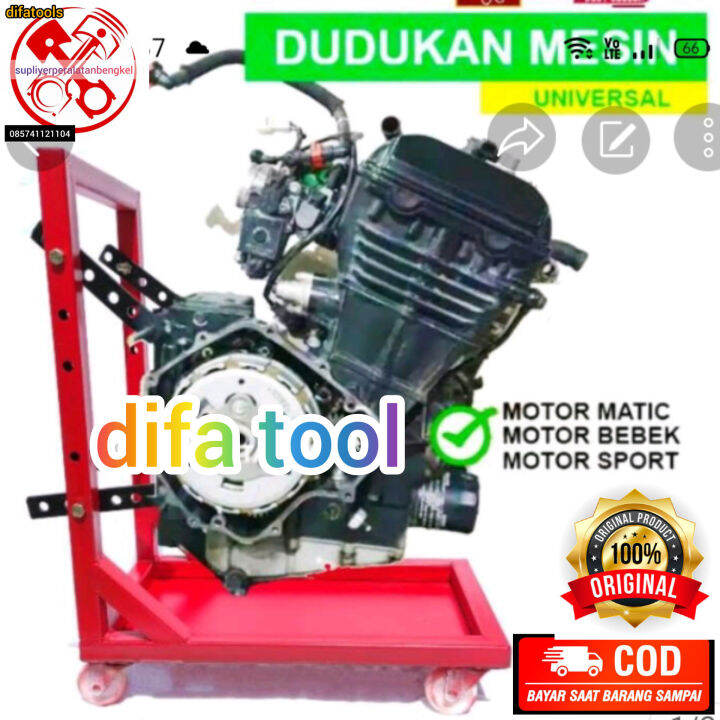 Alat Dudukan Mesin Motor ENGINE STAND UNIVERSAL | Lazada Indonesia