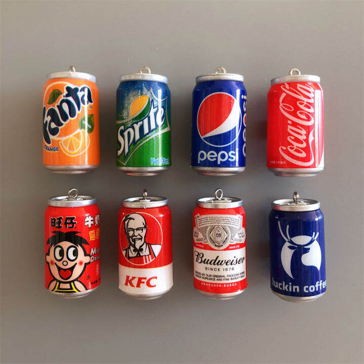 Simulation Cola Sprite Cans Fanta Refrigerator Sticker and Magnet ...