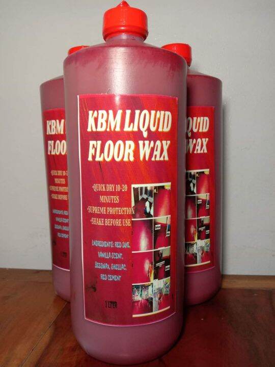 KBM LIQUID FLOORWAX 1LITER FREE SPONGE | Lazada PH
