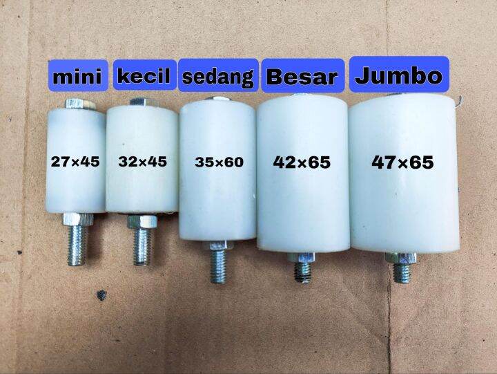 roda roller nilon penuntun pintu pagar berbagai macam ukuran | Lazada ...