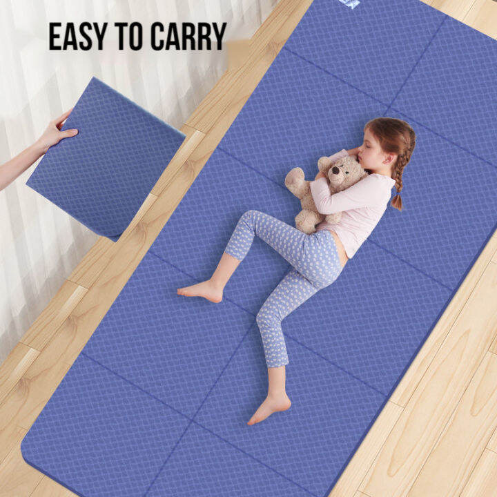 JBA Foldable Yoga Mat For Workout Non Slip Portable Thick 6MM TPE ...