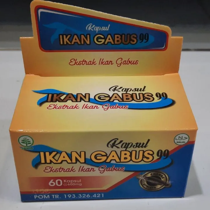 Kapsul Ikan Gabus 99 Gabumin 60 Kapsul | Lazada Indonesia