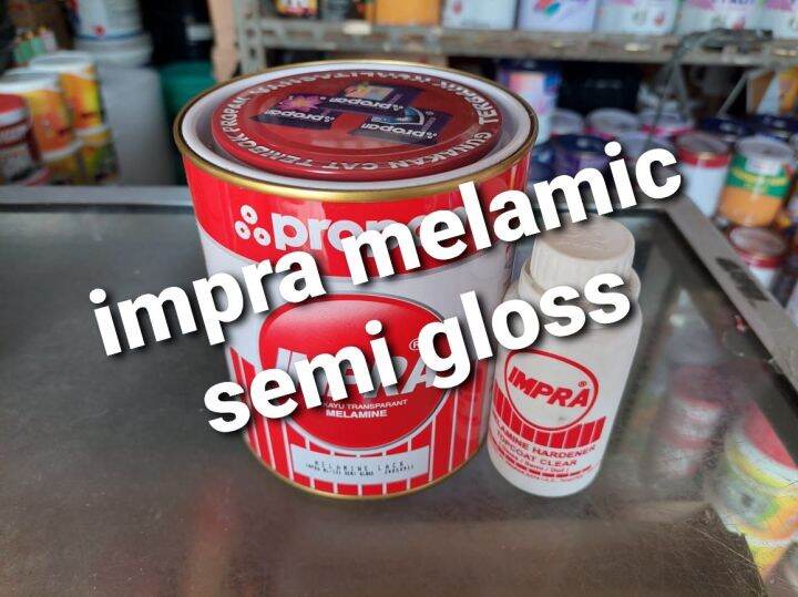 COD - CAT KAYU PROPAN IMPRA MELAMINE SEMI GLOSS 131 + HARDENER -1KG ...