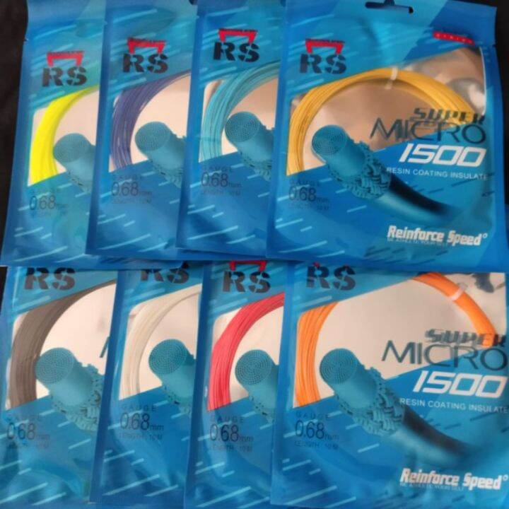 senar Raket Badminton RS SUPER MICRO 1500 senar RAKET BULUTANGKIS RS ...