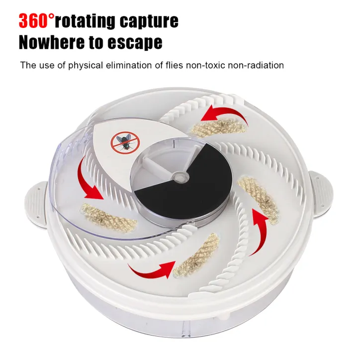 USB Automatic Pest Catcher Electric Fly Trap Drosophila & Flying Insect ...