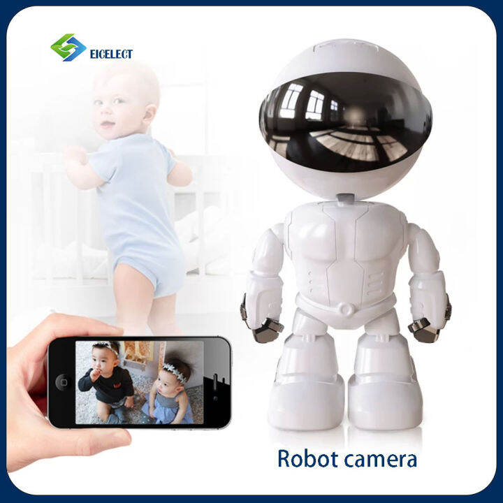 NICELECT 1080P Robot WIFI Ip Camera Baby Monitor Webcam APP Remote ...
