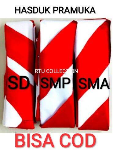 Kacu Pramuka/Hasduk Pramuka/Dasi Pramuka/Hasduk Merah Putih | Lazada ...