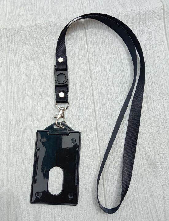TALI LANYARD POLOS 1,5 CM NILON TALI HP/HOLDER HP/ TALI ID CARD / FREE ...