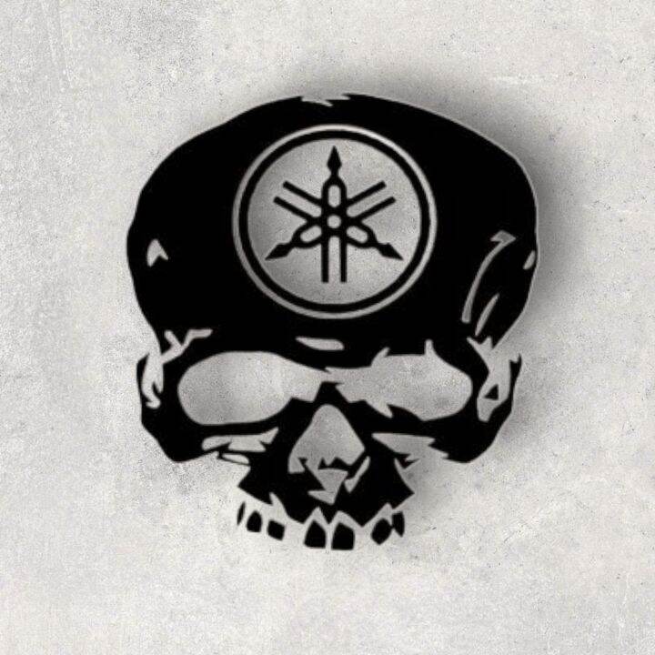 YAMAHA Skull Vynil Sticker for Motorcycle, Car, Laptop etc. | Lazada PH
