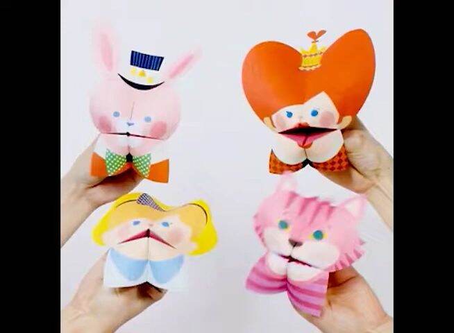 Paper Fortune Teller Puppet (Alice's Adventures in Wonderland) | Lazada ...