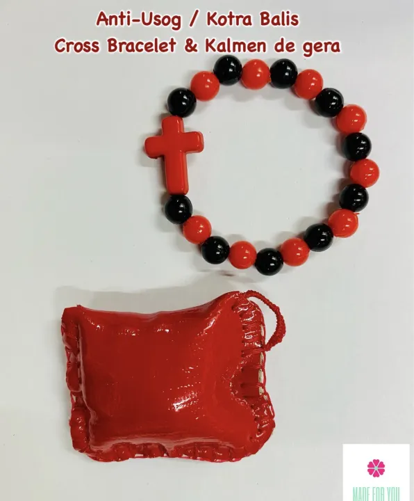 Anti usog Protection Cross Bracelet kontra balis Lucky charm & Kalmen ...
