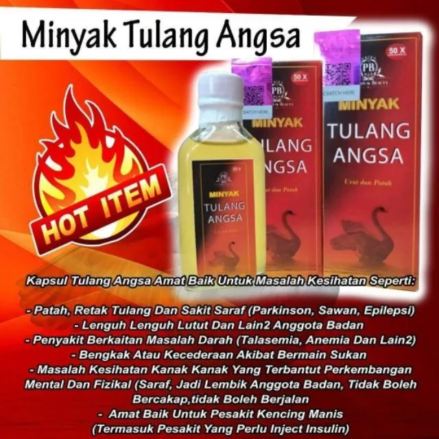 Minyak tulang angsa original pb | Lazada