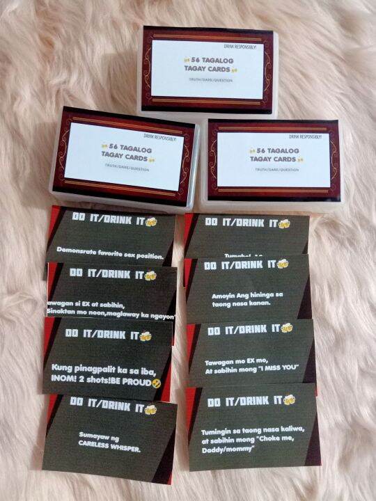 56 TaGALOG TAGAY cards thick special paper | Lazada PH