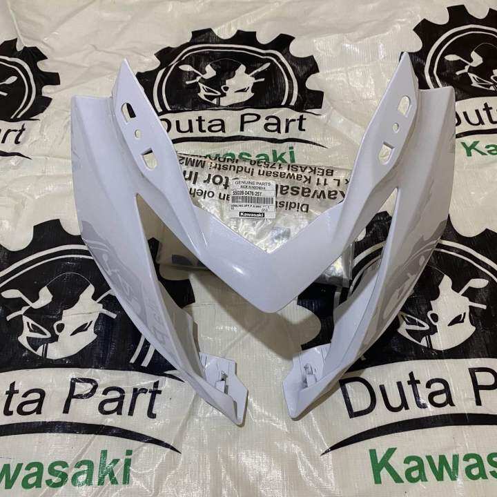 COVER BATOK LAMPU DEPAN KAWASAKI NINJA 250 RR MONO PUTIH ORIGINAL ...