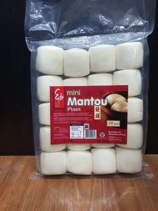 Edo Mini Mantou Plain 360 Gram FROZEN | Lazada Indonesia