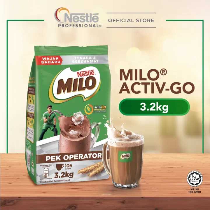NESTLE - MILO ACTIV GO (3.2KG) PEK OPERATOR | Lazada