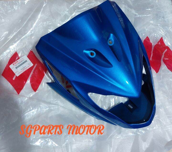 cover tameng lampu depan biru suzuki NEX lama karbu injeksi original ...