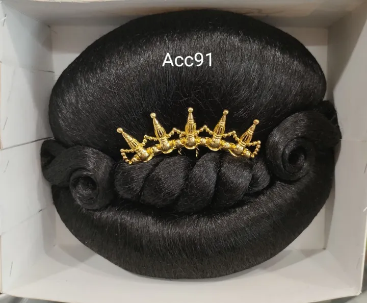 konde modern Gepeng ukuran sedang dan tusuk konde Gondang 5 | Lazada ...