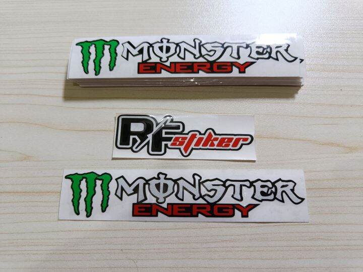 Stiker M Monster energy cutting stiker motor monster energy | Lazada ...
