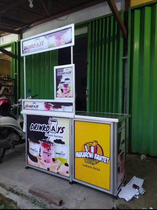 Meja Booth Portabel meja sambung & roda & Pintu | Lazada Indonesia