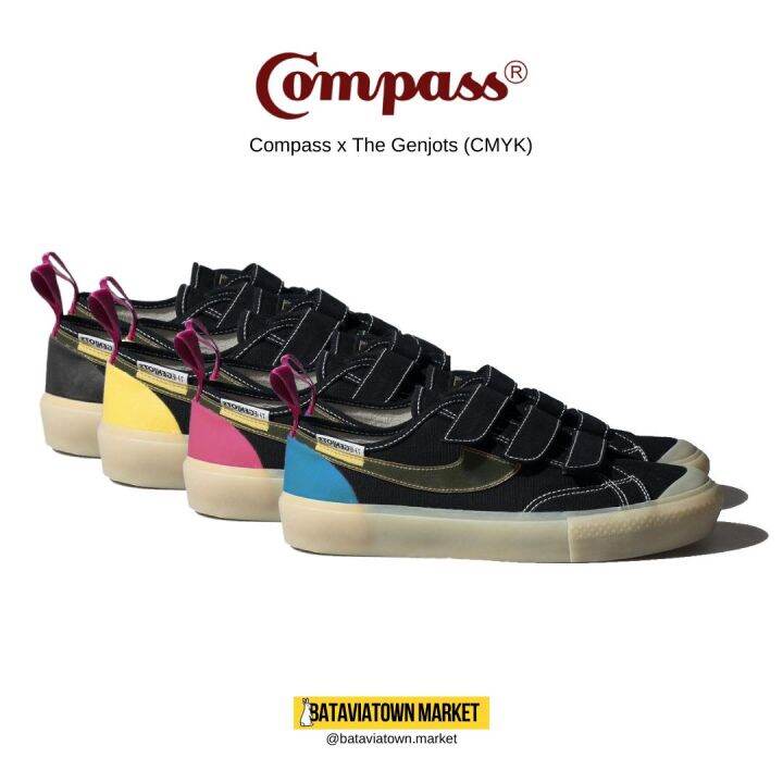 SEPATU COMPASS X THE GENJOTS (CMYK) | Lazada Indonesia