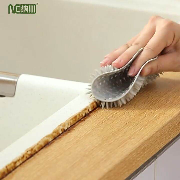 A0430ของใช้ในบ้ซิลิโคนล้างจานแปรงแผ่นขัดถูในครัวเรือนอเนกประสงค์ลดสิ่ง ...