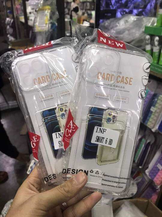 CLEAR CASE W/POCKET INFINIX SMART 6 HD | Lazada PH