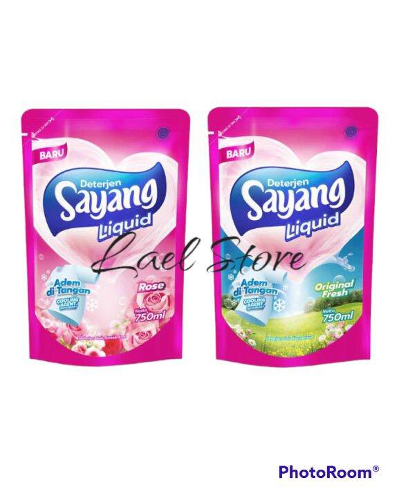 SAYANG LIQUID DETERGENT CAIR 750ml ROSE FRESS | Lazada Indonesia